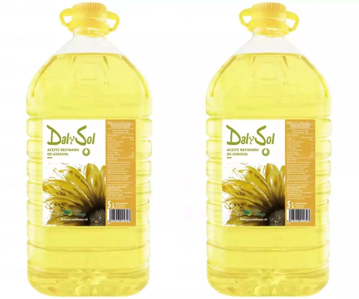 2x 5L Aceite Refinado de Girasol Dalysol (en total 10 Litros)
