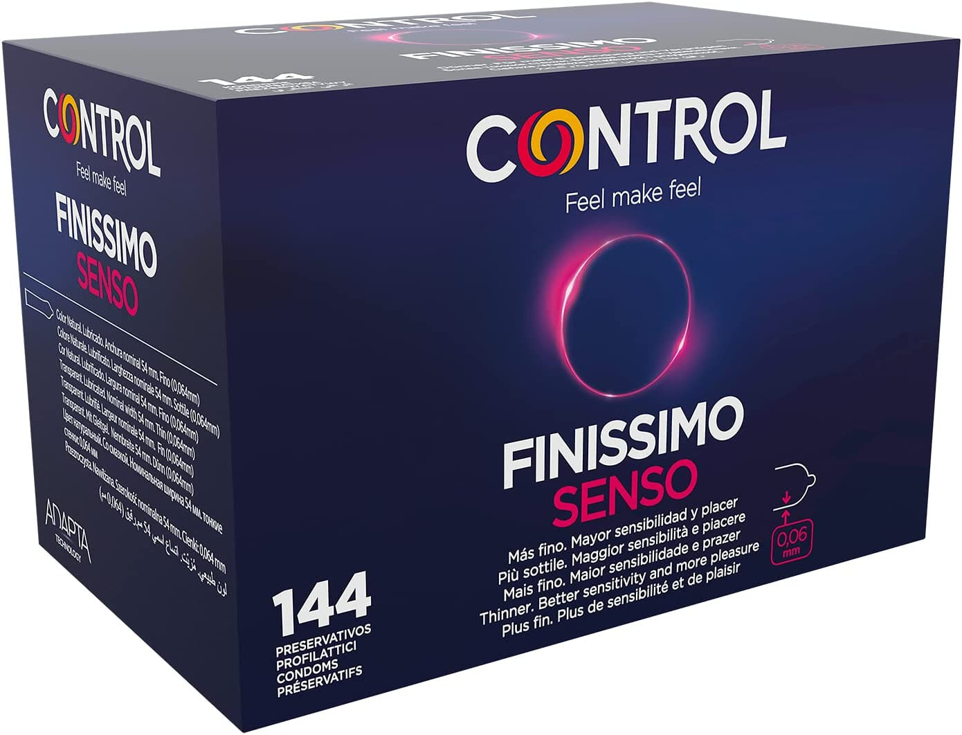 Control Finissimo Senso 144x Preservativos