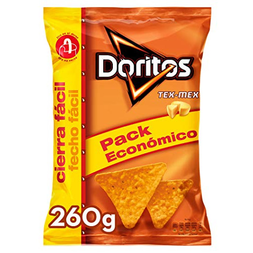 Pack 6x Doritos Tex Mex Sabor a Queso 260g (1,75€/bolsa)