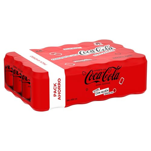 Pack 24x latas de Coca-Cola Zero Azúcar 330 ml
