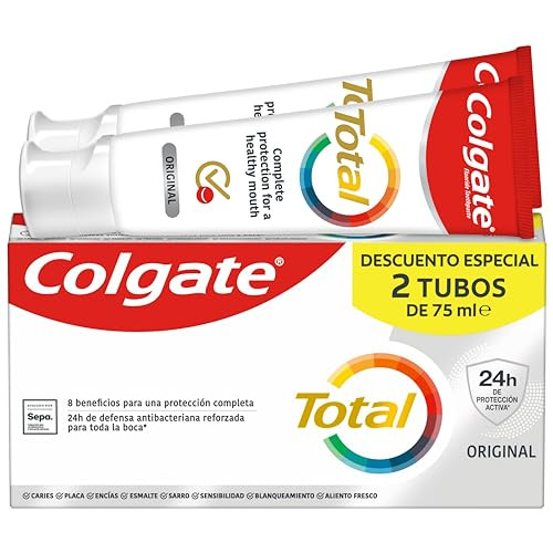 Pack 2x Pasta de Dientes Colgate Total Original