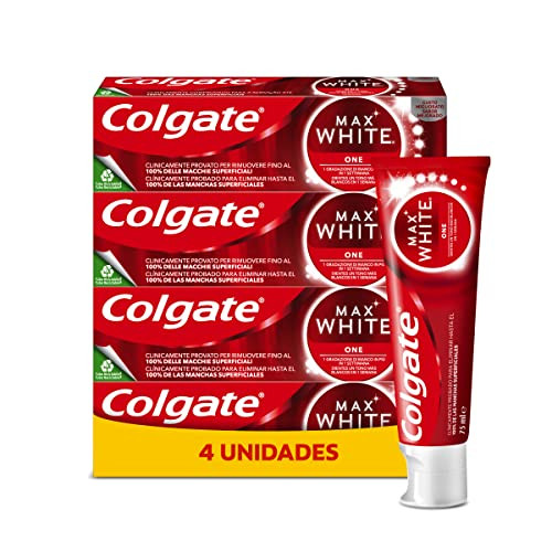 Pack 4 envases de Colgate Max White One