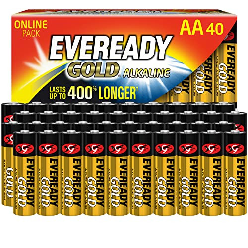 Pack 40 pilas alcalinas AA Energizer Eveready