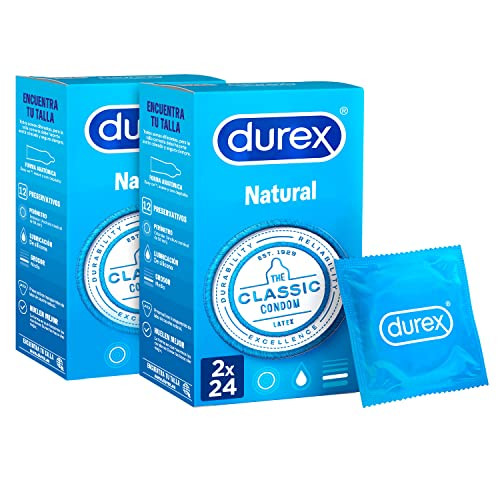 Pack 48 Preservativos Durex Originales Natural Comfort