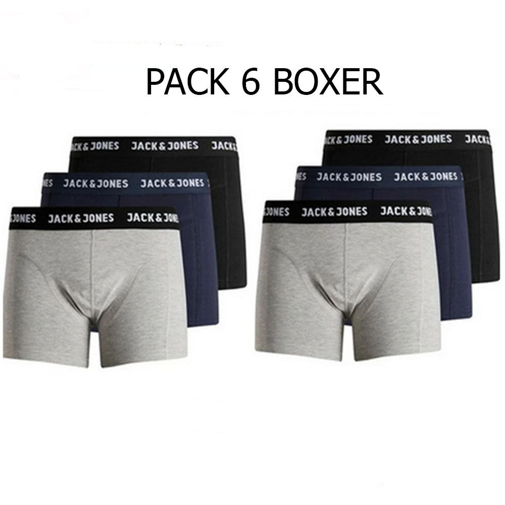 Pack 6 bóxer Jack & Jones
