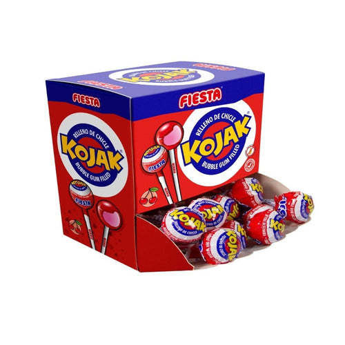 Pack de 2 cajas de 20 Kojak Cereza (en total 40 caramelos)