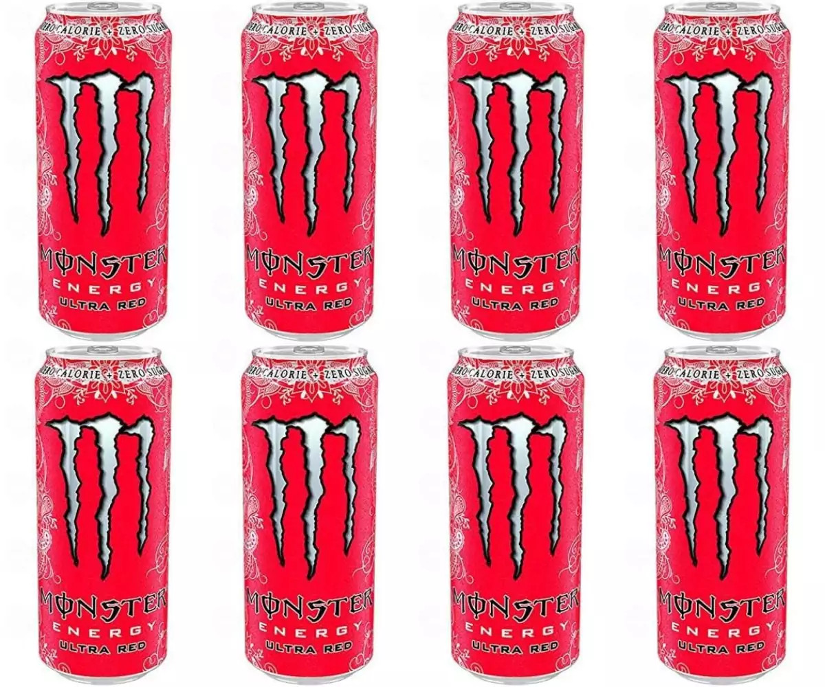 Pack de 8 Monster Energy Ultra Red